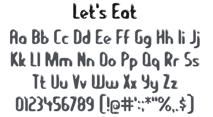Let's Eat Font – Free Download | Fontsum