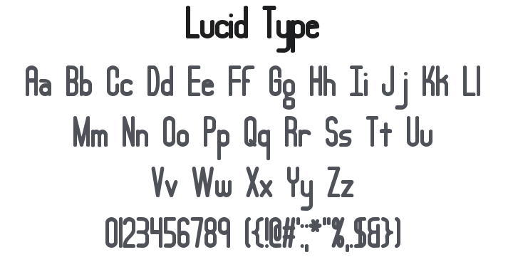 Lucid Type Font Family – Free Download | Fontsum