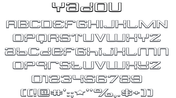 Yadou Font – Free Download | Fontsum