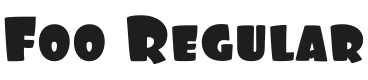 Foo Font – Free Download | Fontsum