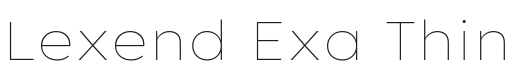 Lexend Exa Font Family – Free Download | Fontsum