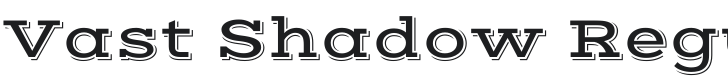 Vast Shadow Font – Free Download | Fontsum